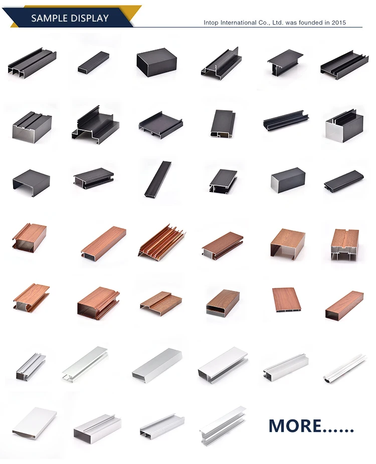 Extrusion Aluminum Profiles Factory Powder Coating Aluminum Profiles ...