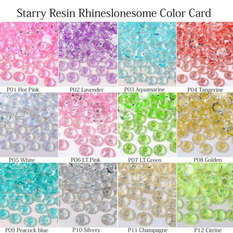 Wholesale Big Package Transparent Starry Colors Milky Way Sky Resin Non ...