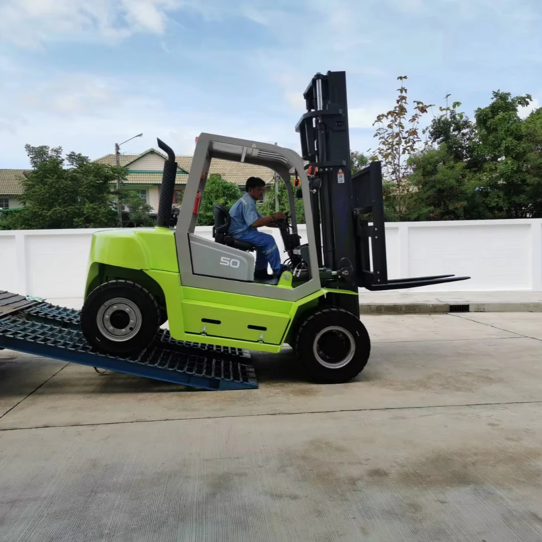 Zoomlion FD50 Diesel Container Forklift 1.5-10 Ton Capacity Chinese ...
