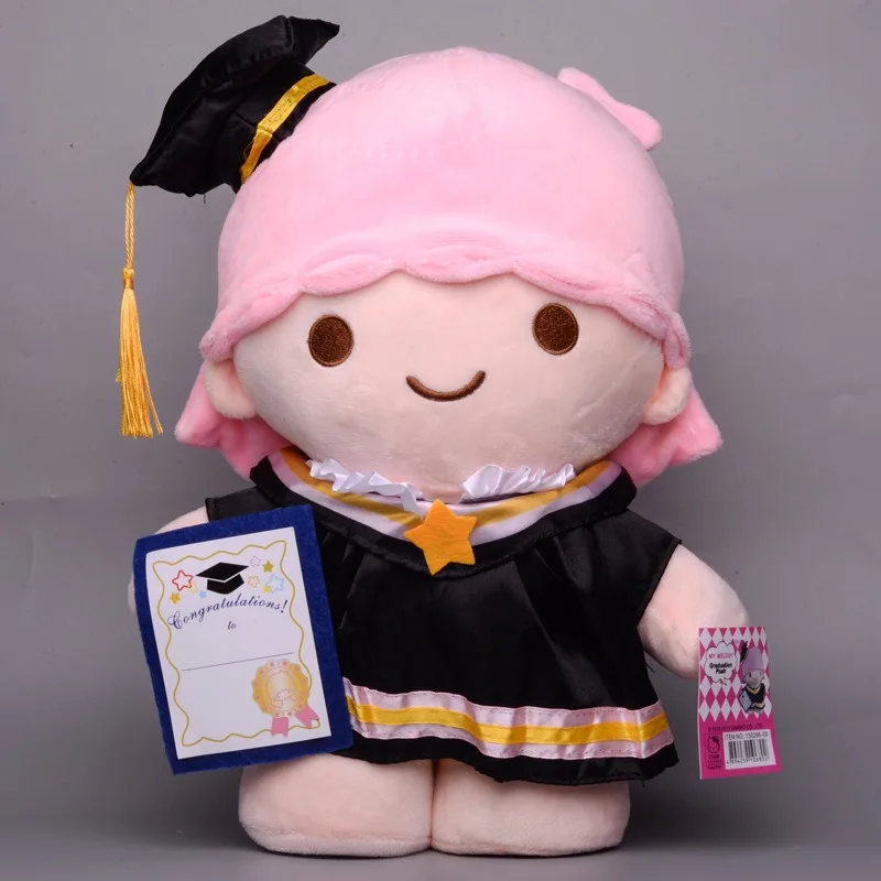 Graduation Sanrio Plush Kuromi Cute Cartoon Pattern Stuffed Animals ...