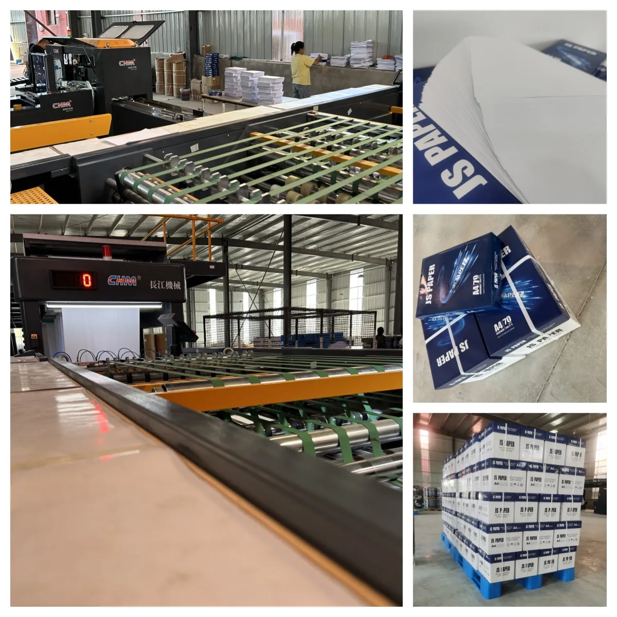 Factory A4 Size White Copy Paper 80 Gsm 500 Sheets Ream For Office ...