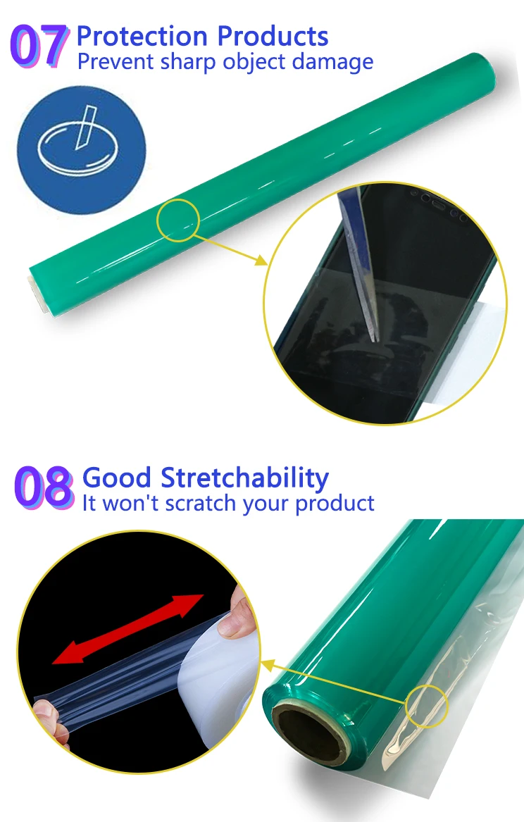 Moisture-proof Pvc Electrostatic Lamination Film Soft Transparent Roll ...