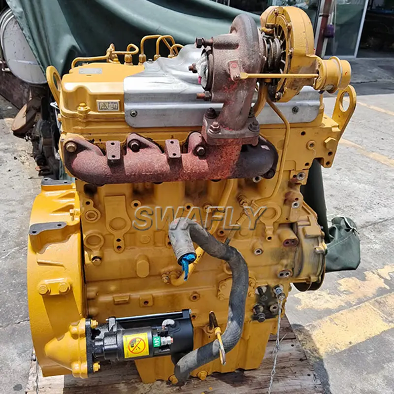 4 Cylinder Cat C4.4 Diesel Motor For Cat312e Excavator - Oem Available
