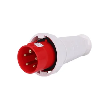 Ip67 Industrial Plug And Socket 240-415v 125a 3p+n+e 5 Pin Connector ...