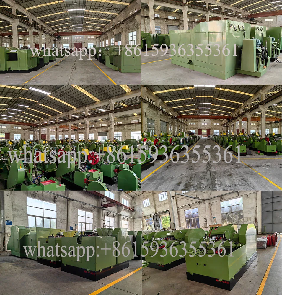 Automatic Bolt and Nut Making Machine Thread Rolling Machine Multi ...