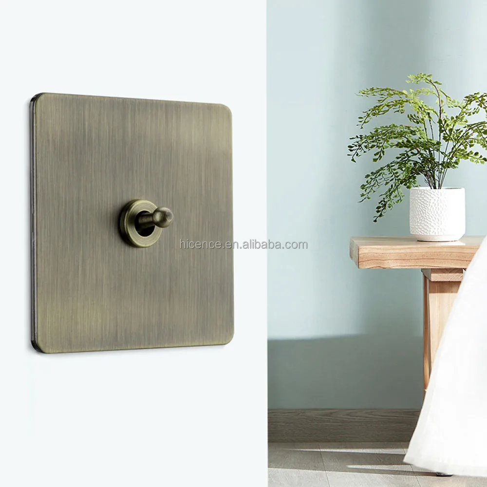 Bronzed Socket Brass Switched Socket Double USB Retro