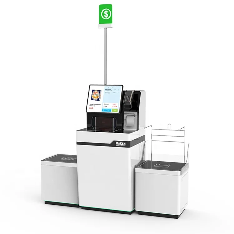 automatic payment terminal kiosk supermarket self checkout kiosk