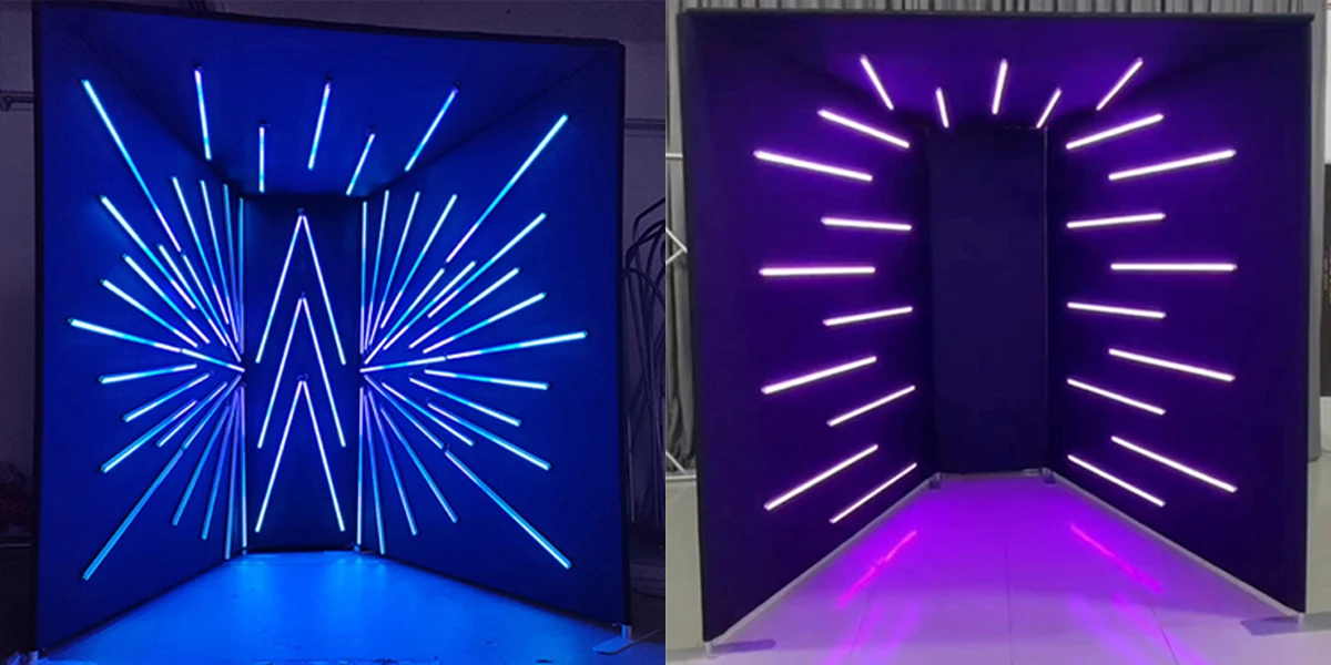 Wholesale Customized Photo Booth Circular Backdrop for Wedding Party ...