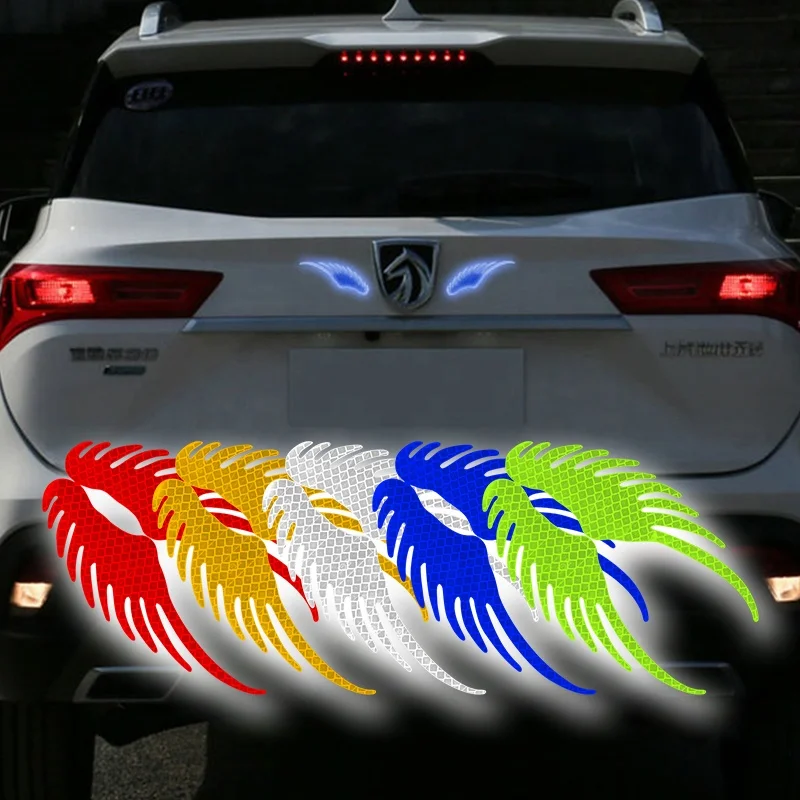 Factory Custom Logo Car Wing Sticker Car Safety Warning Sticker ...