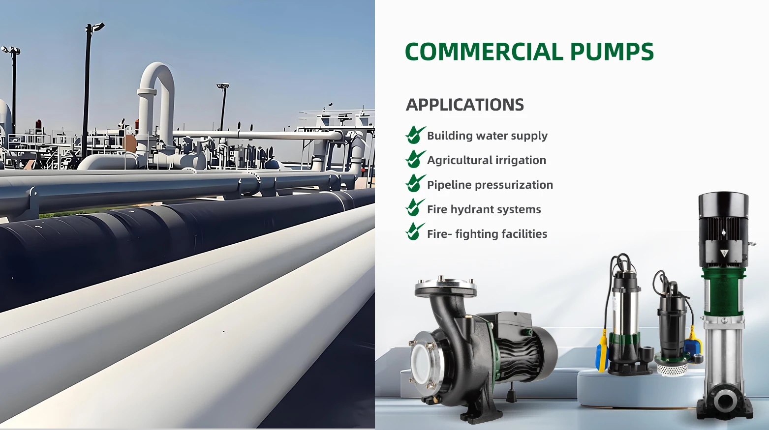 Ce Iso9001 Fire Hydrant Fire- Fighting Horizontal Multistage ...