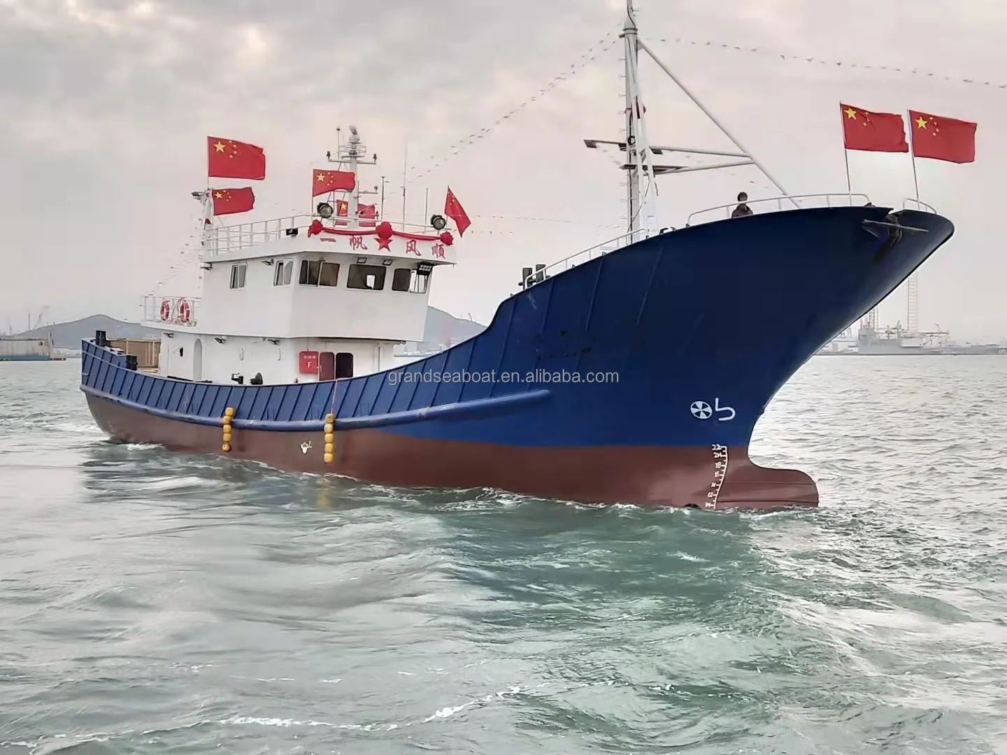 Grandsea 120ft Marine Purse Seiner Fishing Vessel for Sale | Steel ...