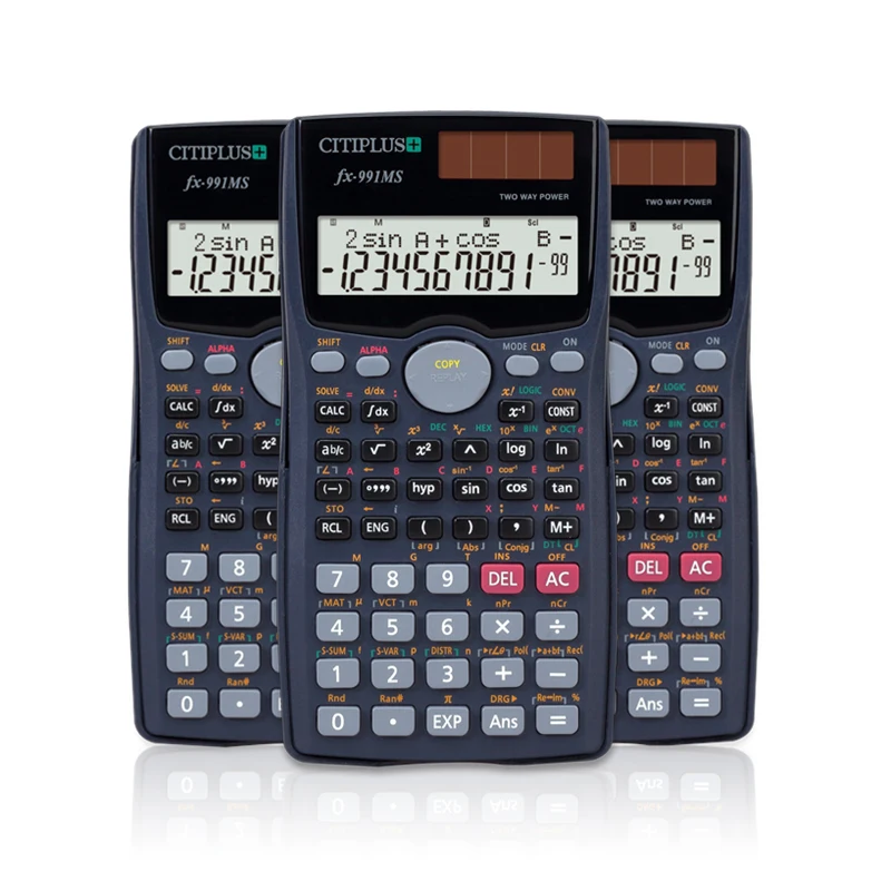 Calculators Fx 991ms College Middle Student Mathematics 401 Function ...