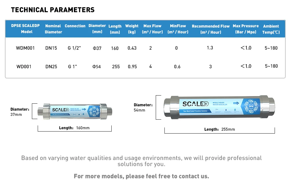 Scaledp Whole House Washing Machine And Water Heater Anti-scale Water ...