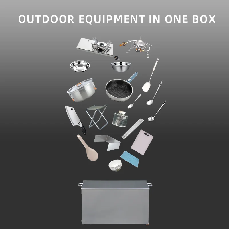 Mobile Portable Camping Kitchen Box For Rv Camping Travel Kitchen ...