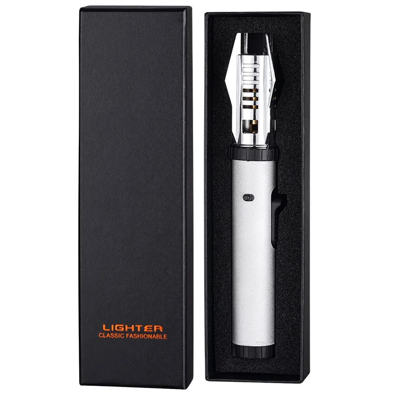 Powerful Red Flame Torch Lighter - Adjustable & Refillable Jet Lighter ...