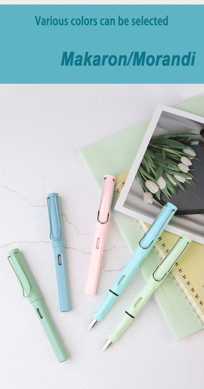 Customized Logo Printing Fountain Pens for Office & Student