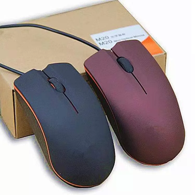 M20 Ergonomic Usb Wired Mouse Frosted Notebook Compact 2000 Dpi Usb ...