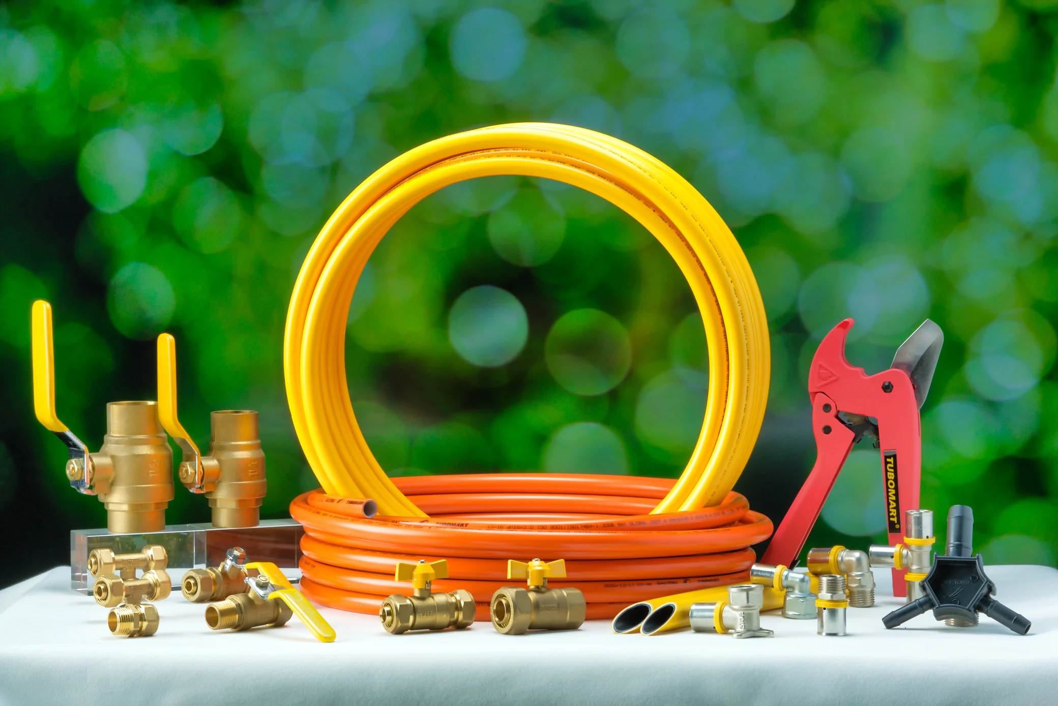 Pe-al-pex Yellow Color Composite Tubing For Natural Gas Pipe Multilayer ...