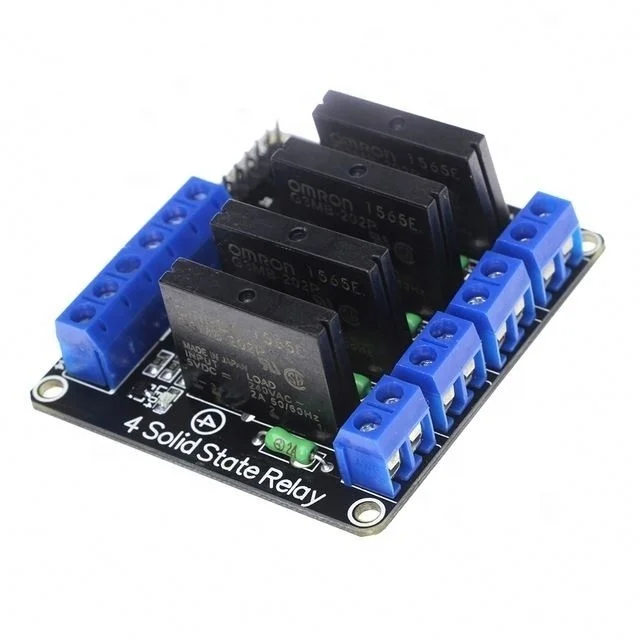 4 Channel 5v Dc Relay Module Solid State Low Level Ssr Avr Dsp - Buy ...