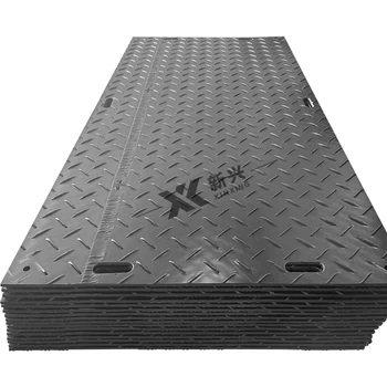 4x8 Plastic Uhmwpe Temporary Heavy Duty Construction Track Road Mat Hdpe Ground Protection Mat ...