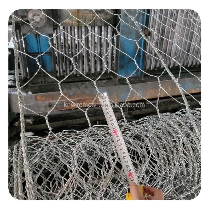 Galvanized Rockfall Netting Protection Mesh Gabion Roll for Sale ...