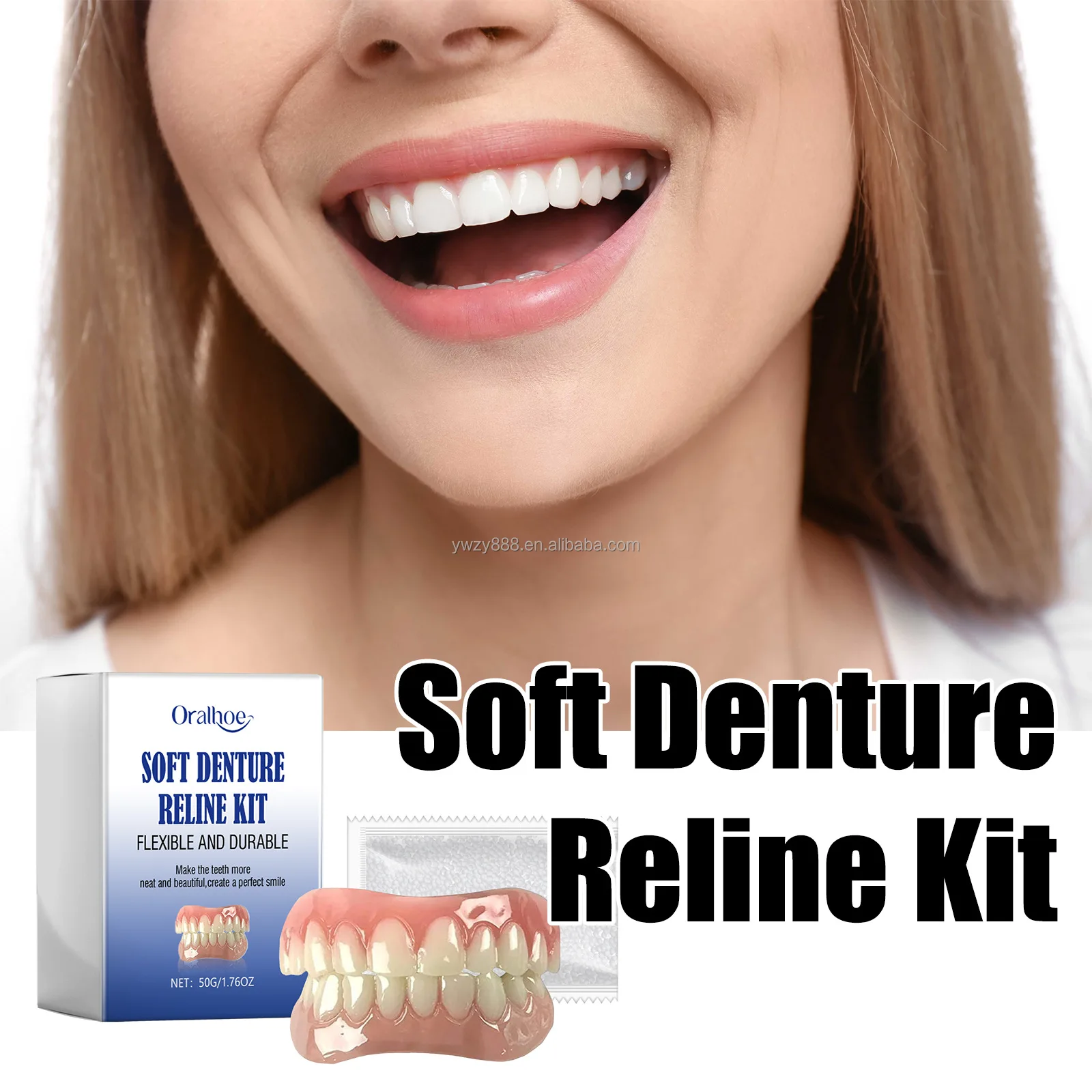 Oralhoe Modified Teeth Denture Set - Perfect for Home Use