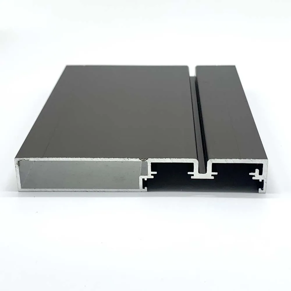 Aluminum Sliding Door Profile - C Channel Slim Extrusion