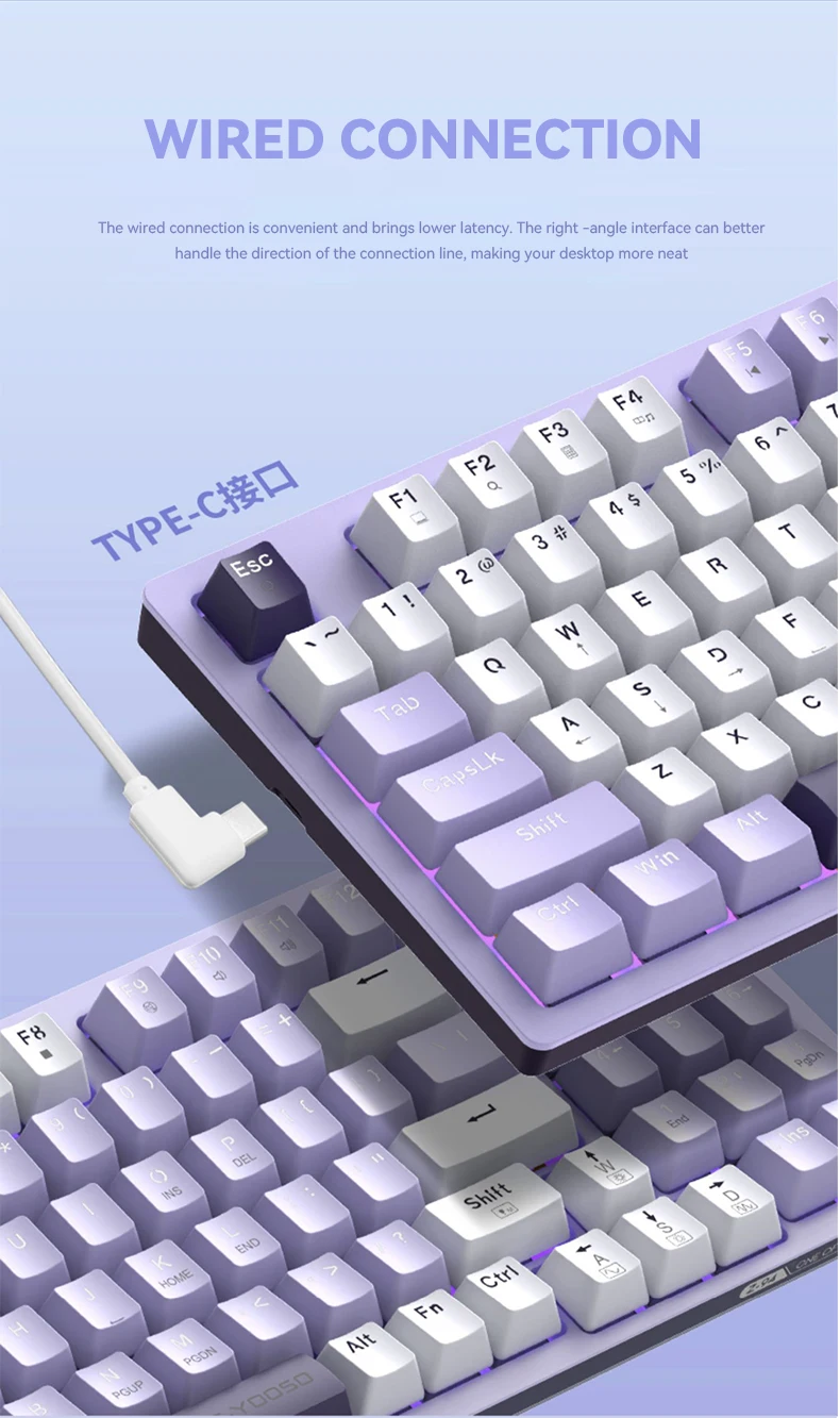 Z94 Wired 94keys Custom Keyboard Mechanical Switch Gaming Computer ...