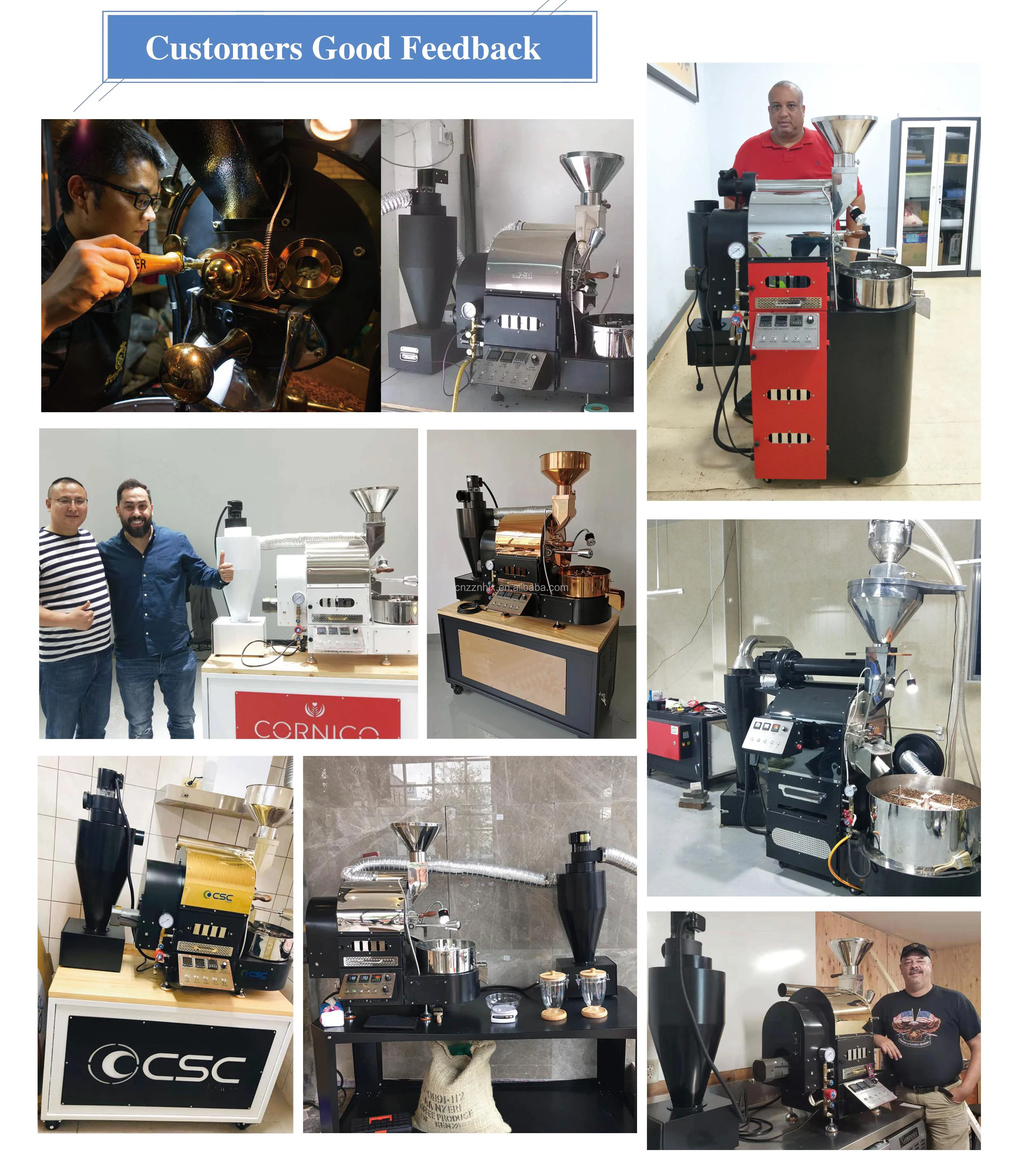 Industrial Automatic Coffee Roaster Machine Drum Coffee Roaster 100 ...