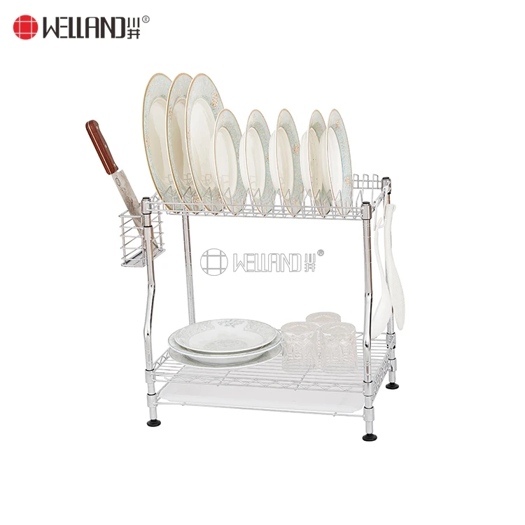 Adjustable 3 Tier Wire Shelving Unit Restaurent Kitchen Custom Dish ...