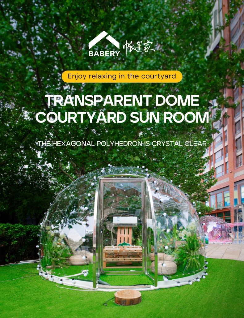 Babery Factory Super Quality Hotel Glamping Geodesic Domes