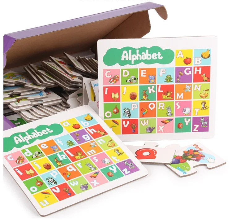 Educational Jigsaw Puzzle - Matching Uppercase & Lowercase Letters