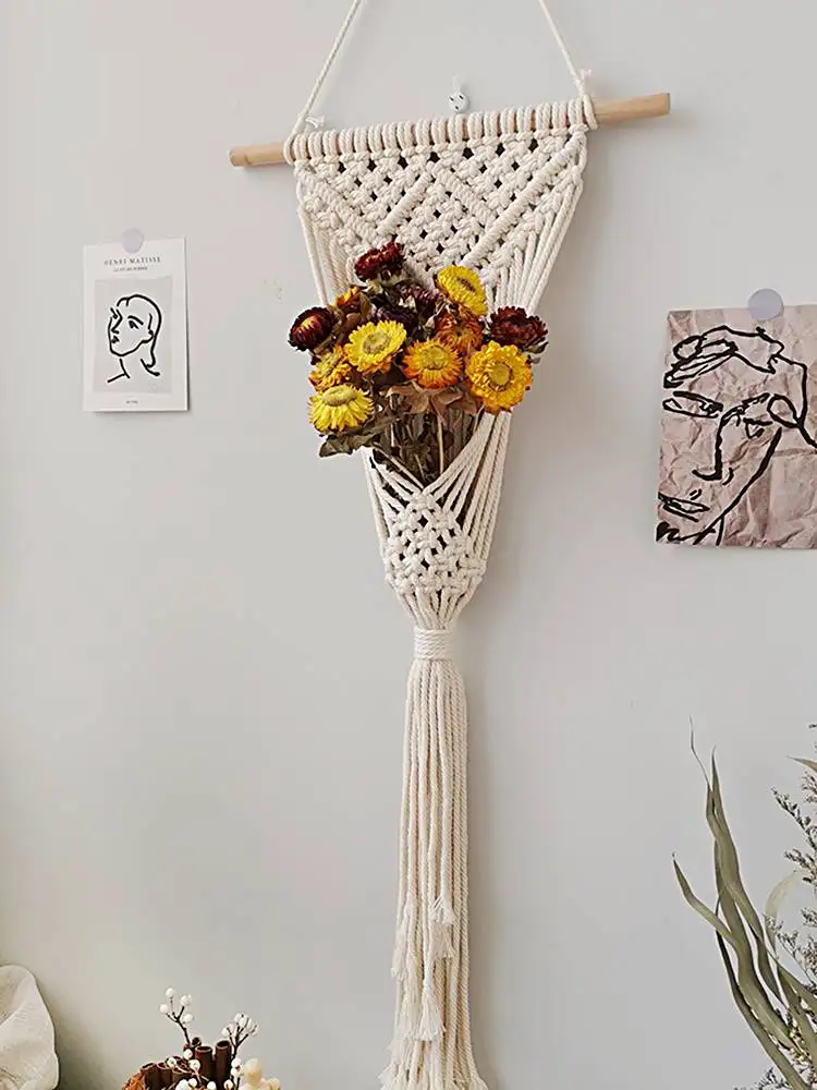 Decorative Bohemian Macrame Plant Hangers - Perfect For Flower Pot And ...