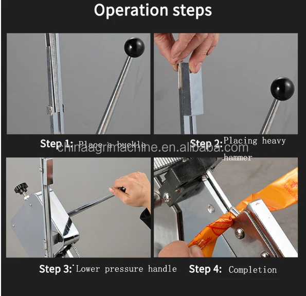 Manual U Shape Sausage Casing Clipper Clipping Machine - Buy U Shape ...