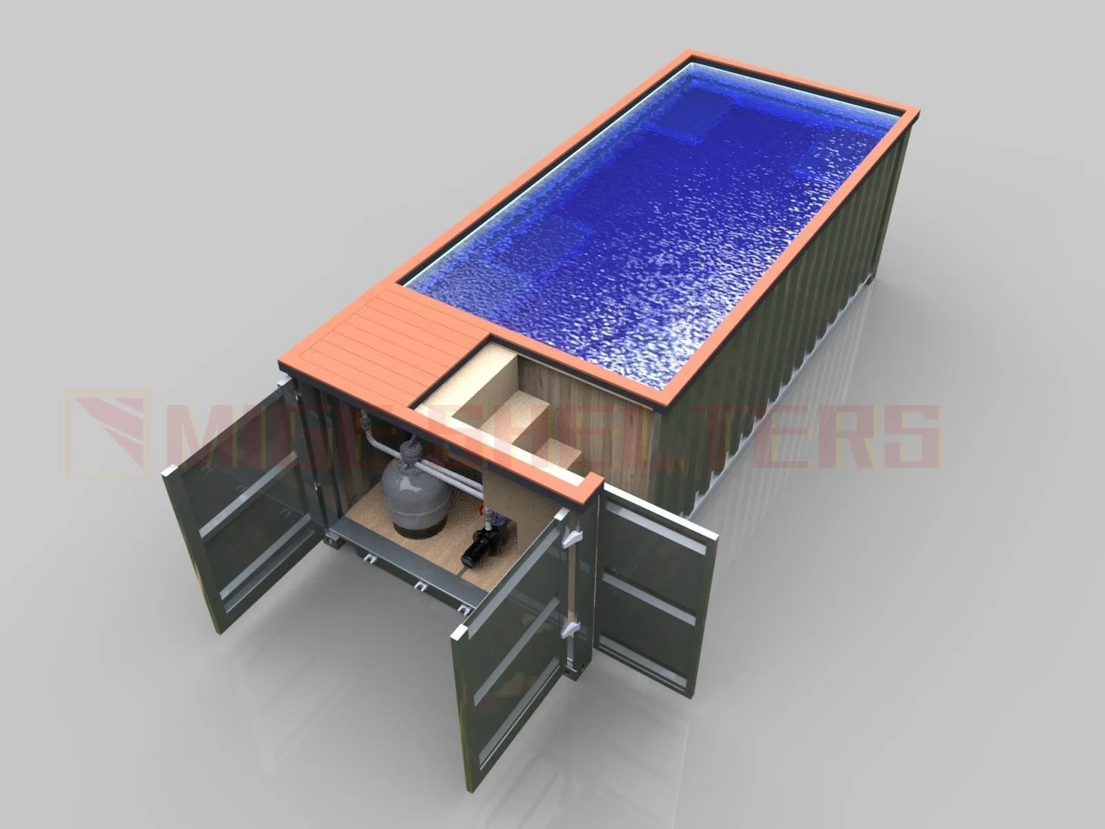 20ft 40ft Shipping Container Swimming Pool Prefab Swimming Pool Buy