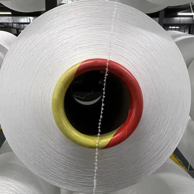 Acy 4070 White High Elastic Lycra Covered 70d Nylon 40d Spandex Air Covering Yarn For Socks Knit ...