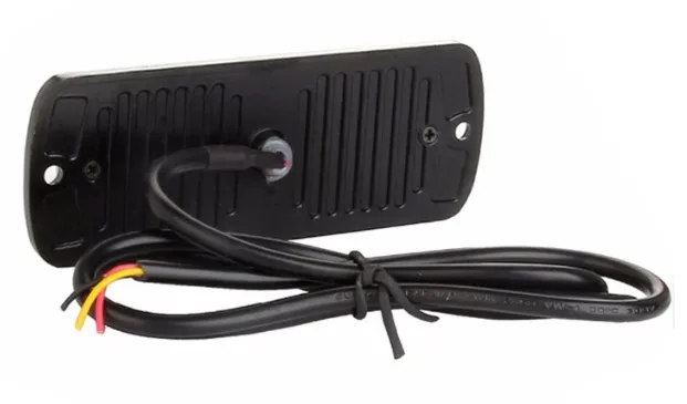 24 Volt Amber LED Truck Strobe Light bar 6 LED Truck Double Side ...