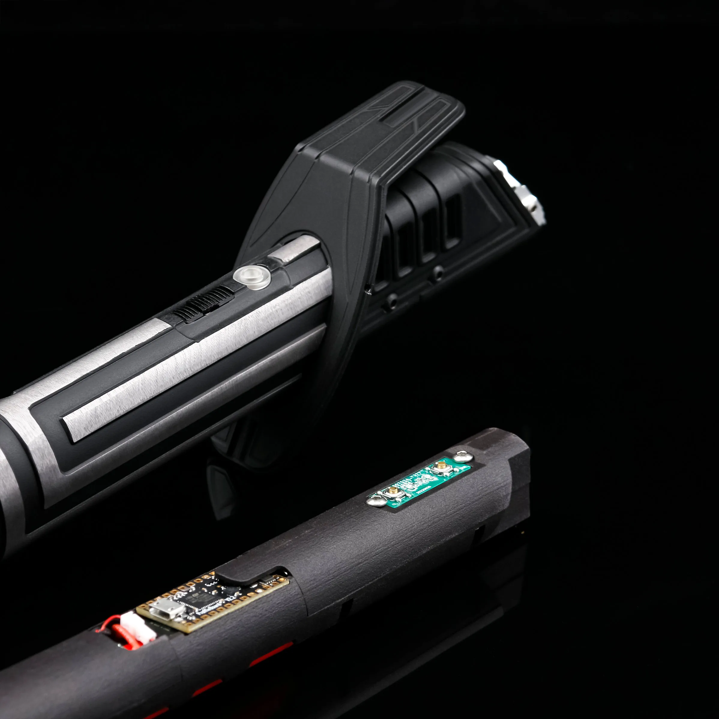 Dupengda Darksaber Mandalorian Lightsaber Swing Dueling 1 Inch Blade ...