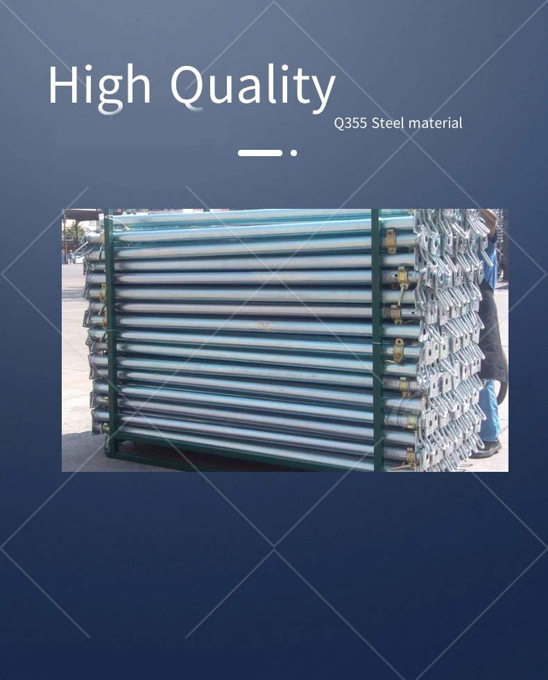 Steel Prop For Scaffolding Or Formwork In Concrete Construction Steel ...