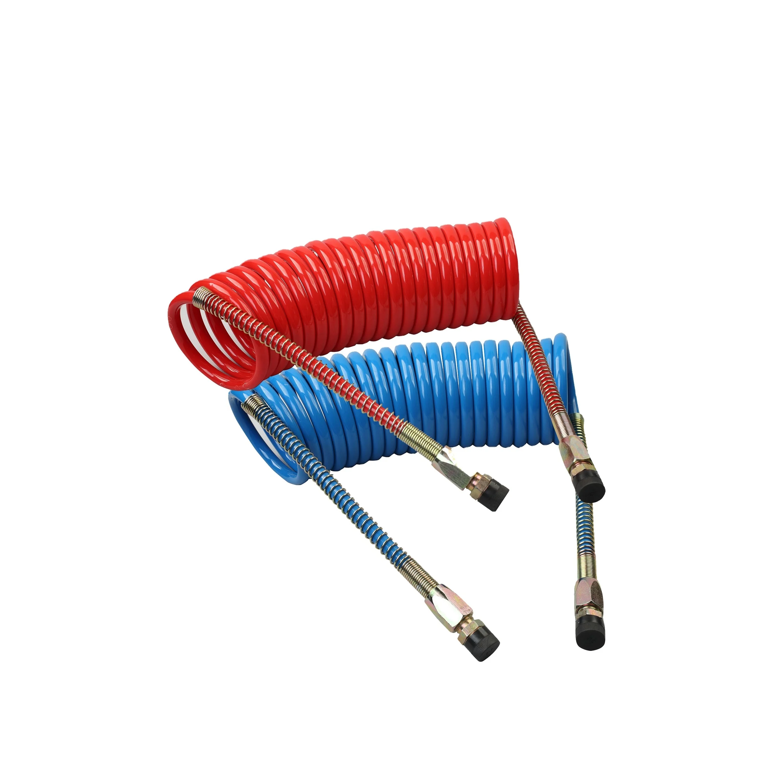 15ft Red and Blue Coil Air Brake Line Hose Set - Truck and Trailer ...