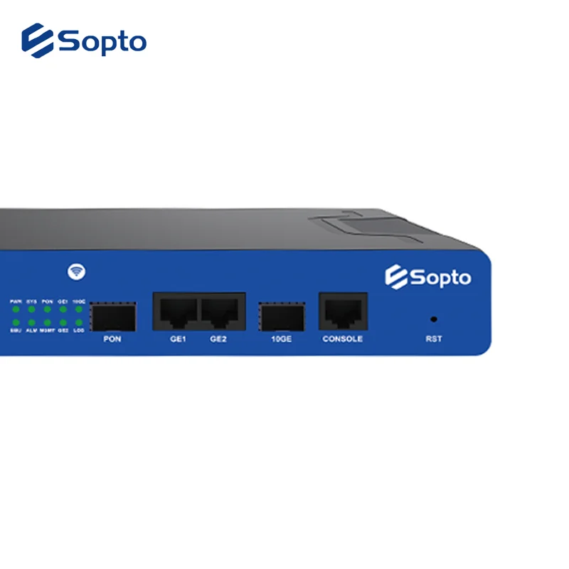 Sopto Mini GPON OLT - 1 PON Port, 2 GE UTP Ports, 1 XGPON Port