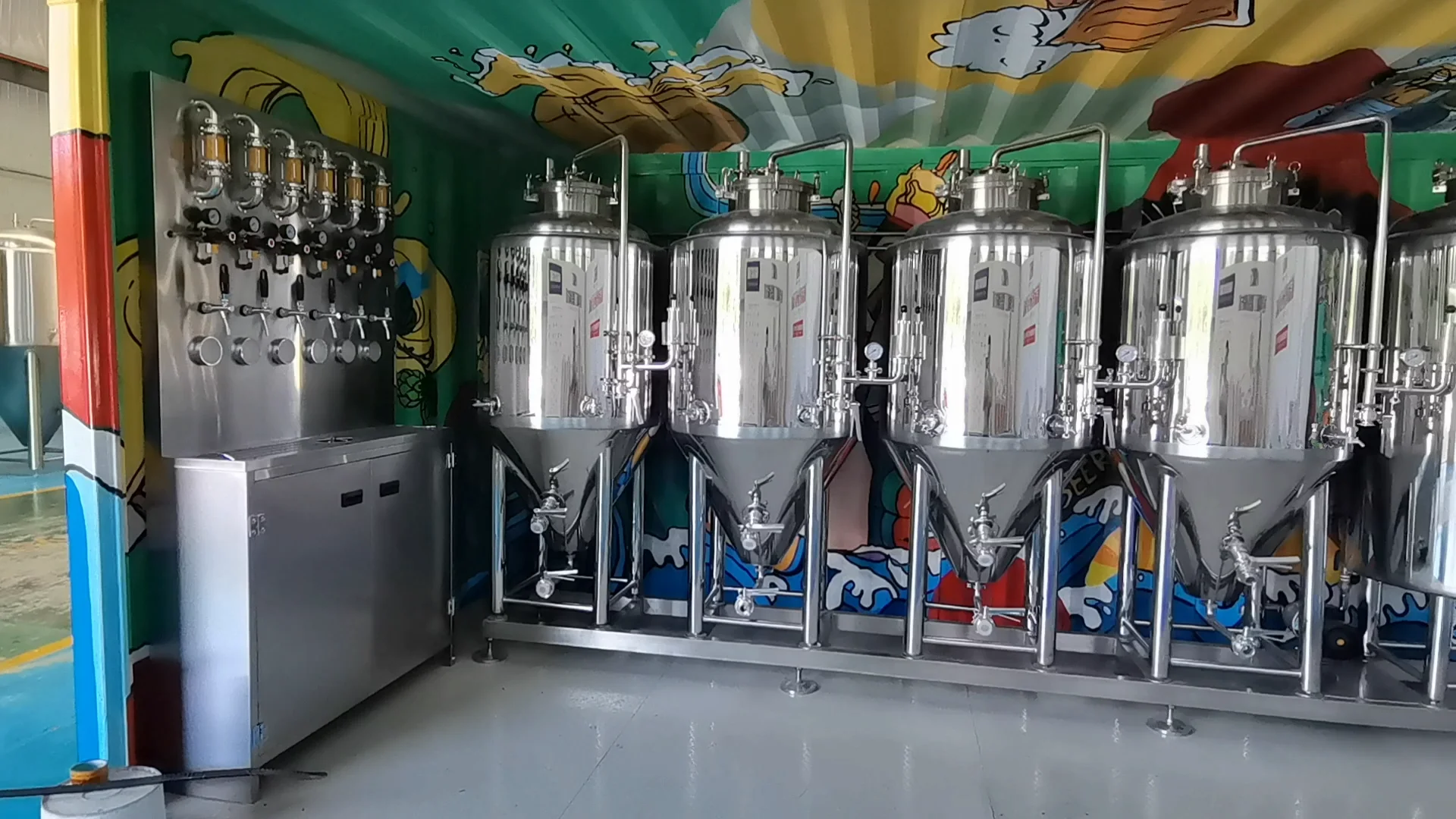 Conical Fermenter Homebrew Fermentation Tank Ky-100/300/500/1000l - Buy ...