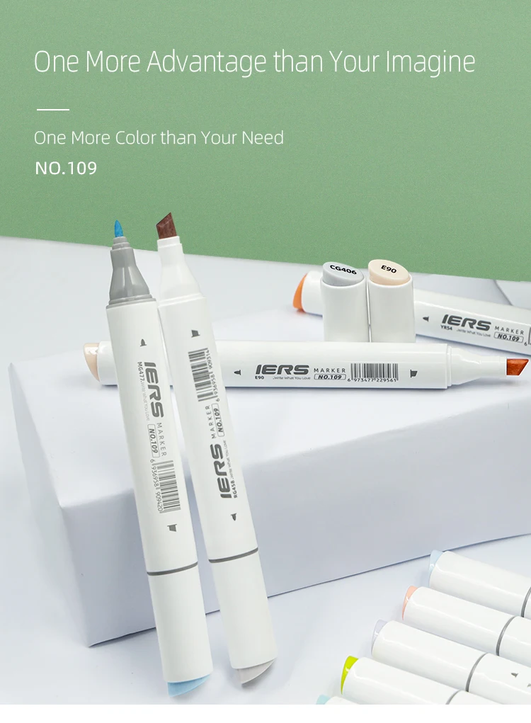Japan Dual Tip Marker Pen Drawing Set 60-Color Art Markers Alcohol ...