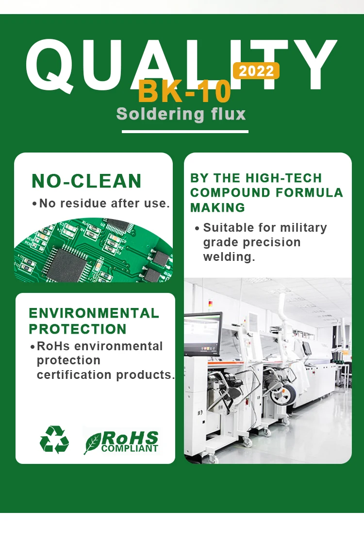 Baku Bk-10 Diy Welding Solder Flux High Performance Paste Flux Solder For Chip Implant Tin - Buy ...
