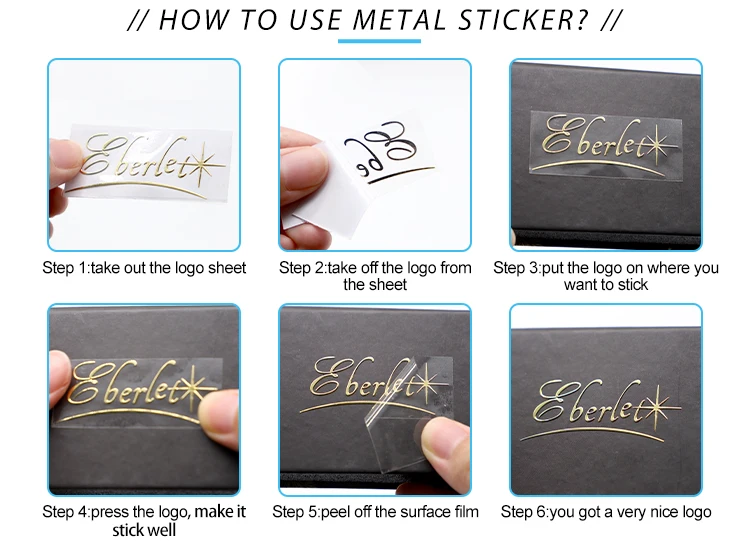 Custom Car Logo Electroforming Nickel Sticker S Badges