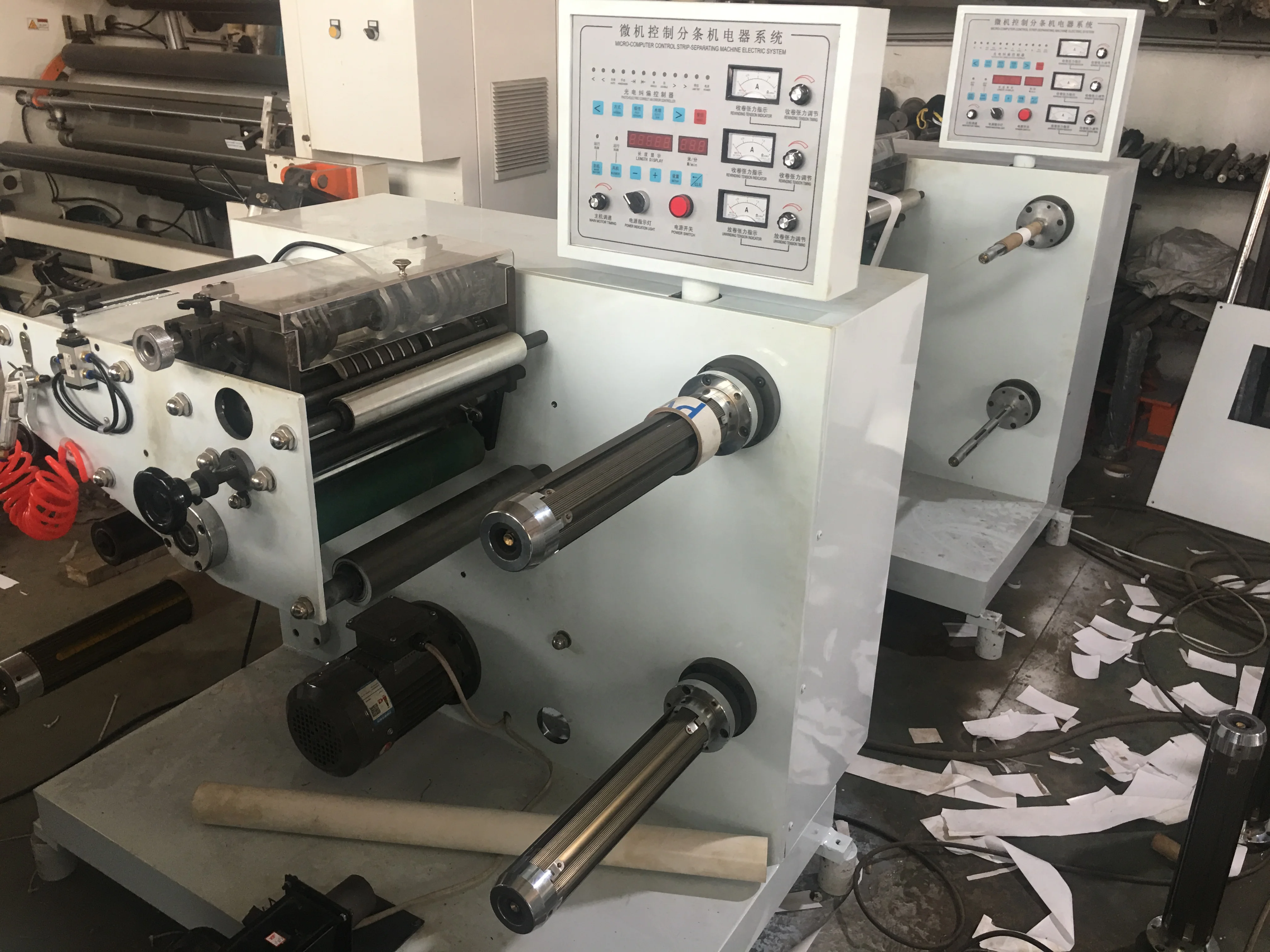 HJFQ320 Automatic Slitting Machine Fast Speed Label Die Cutting Slitter ...