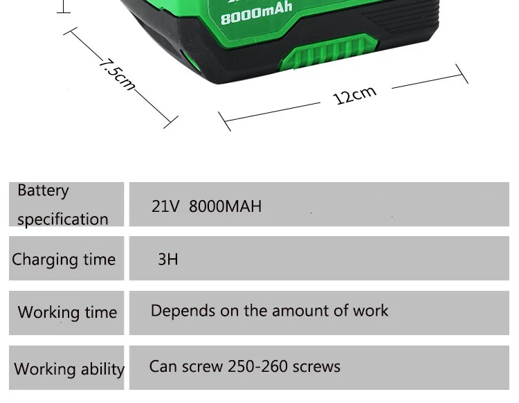 PROBON RB-826 Electric Wrench - 2100N.M Torque Power