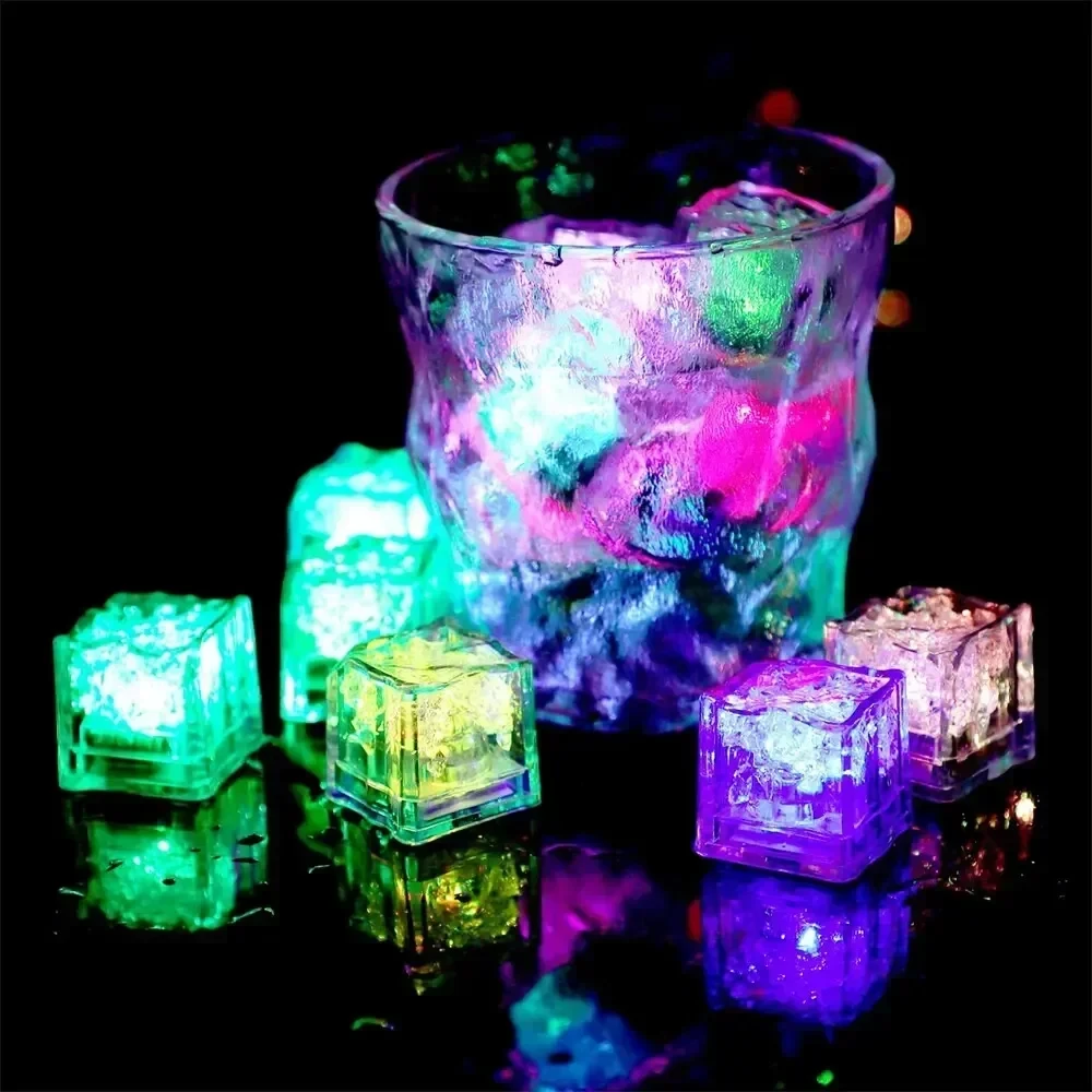 Best Led Glow Ice Cube Fast Slow Flashing Led Lights Glitter Light up ...