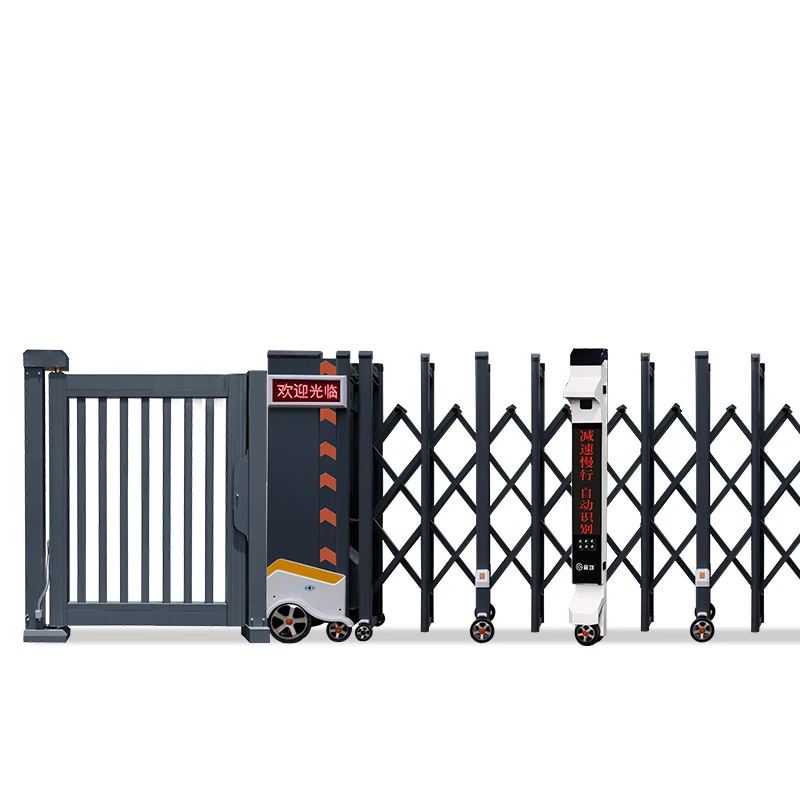 Retractable Stainless Steel Automatic Telescopic Folding Security Gate ...