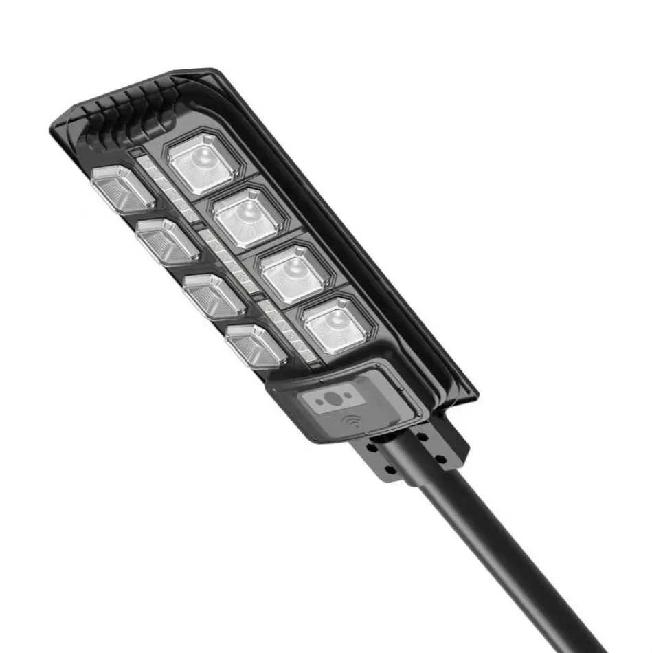 50W-400W Shoebox Lighting All in One Solar With Remote Control 100 Watt ...